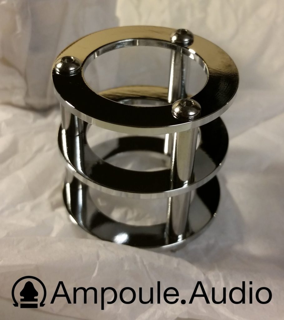 Valve guard for 12AX7, 12AU7 and similar vacuum tubes. – Ampoule Audio
